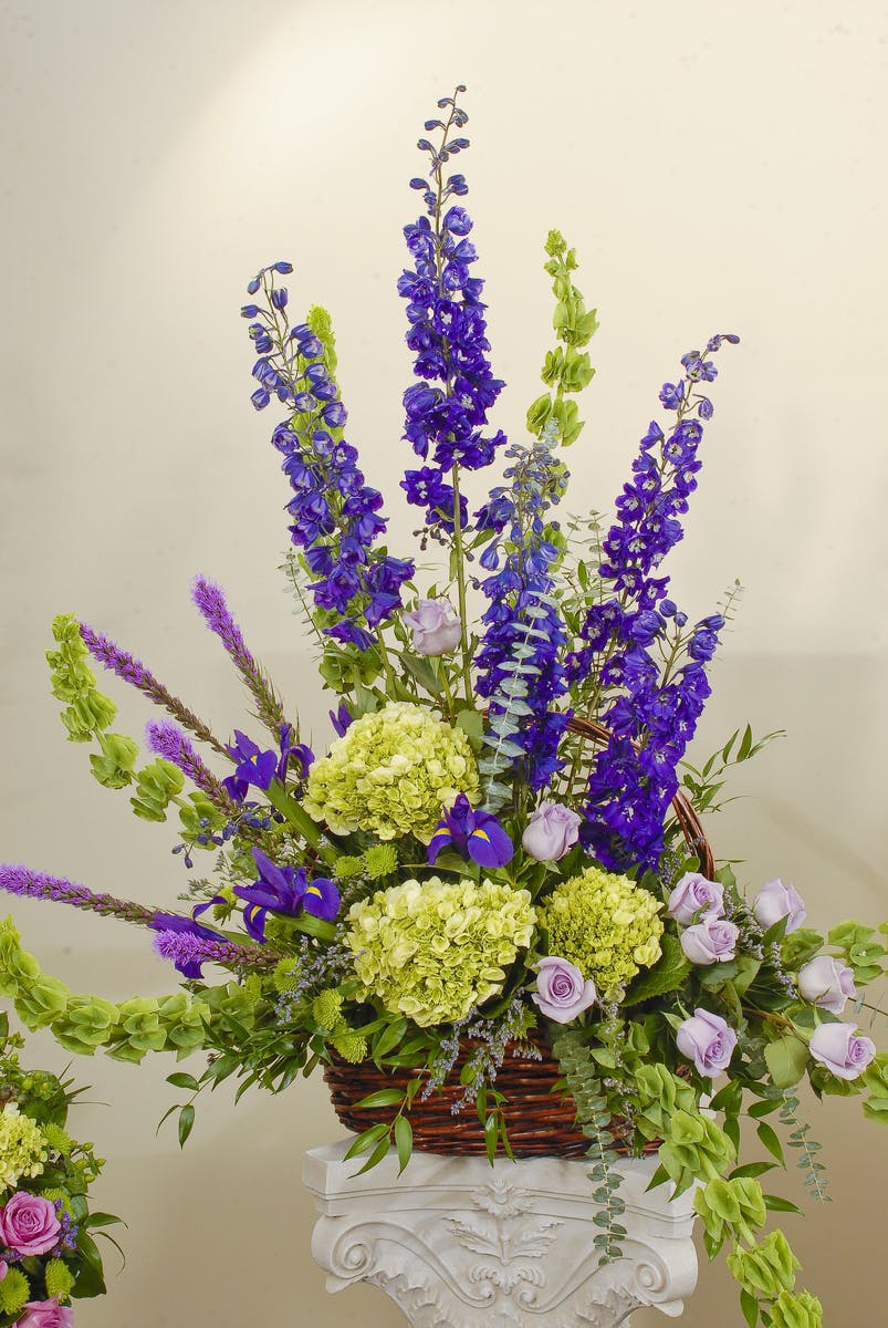 Bold Mix Basket Design - Stadium Flowers